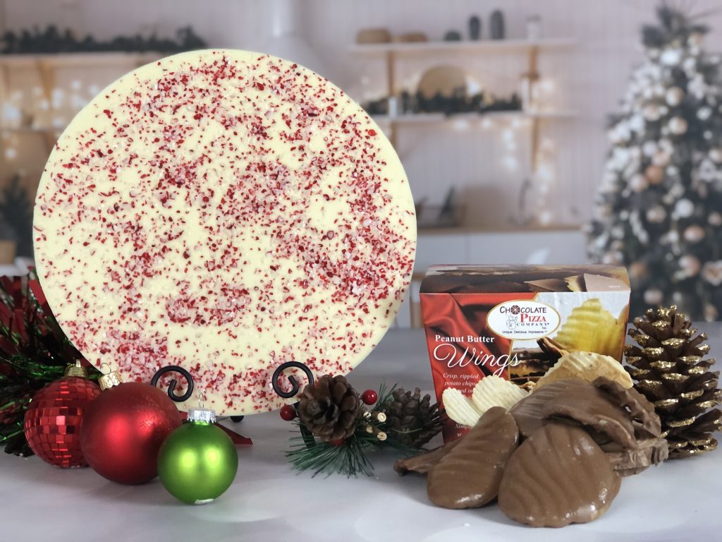Combo | Peppermint Snowstorm White Chocolate Pizza & Peanut Butter ...